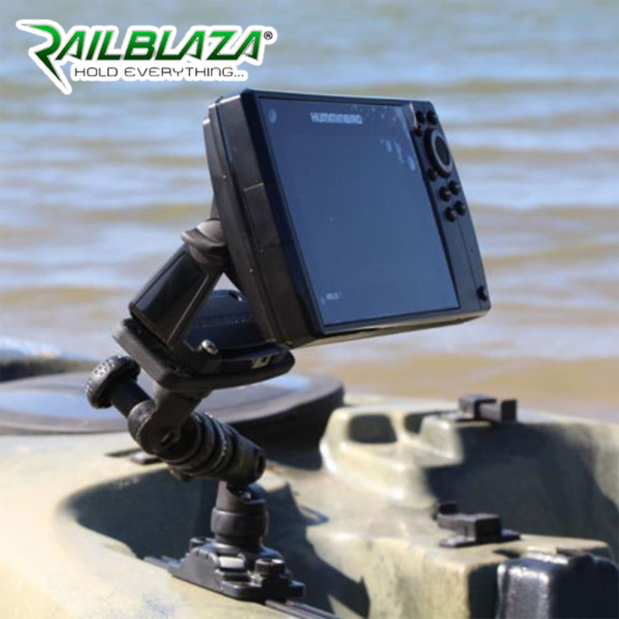 RAILBLAZA Fish Finder Mount R-Lock R – เรือคายัค Blue runner